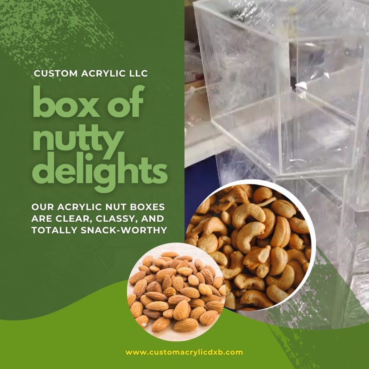 Acrylic Nut Boxes